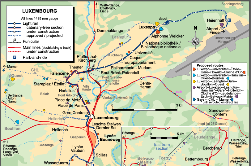 Luxembourg: Luxtram eyes an expanding network | Metro Report ...