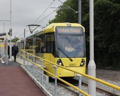 Metrolink trams reach Oldham Mumps | News | Railway Gazette International