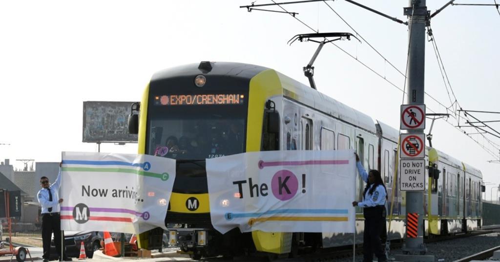 K Line light rail route opens in Los Angeles | Metro Report ...