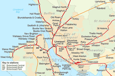 Liverpool - city map | Country profile | Railway Gazette International