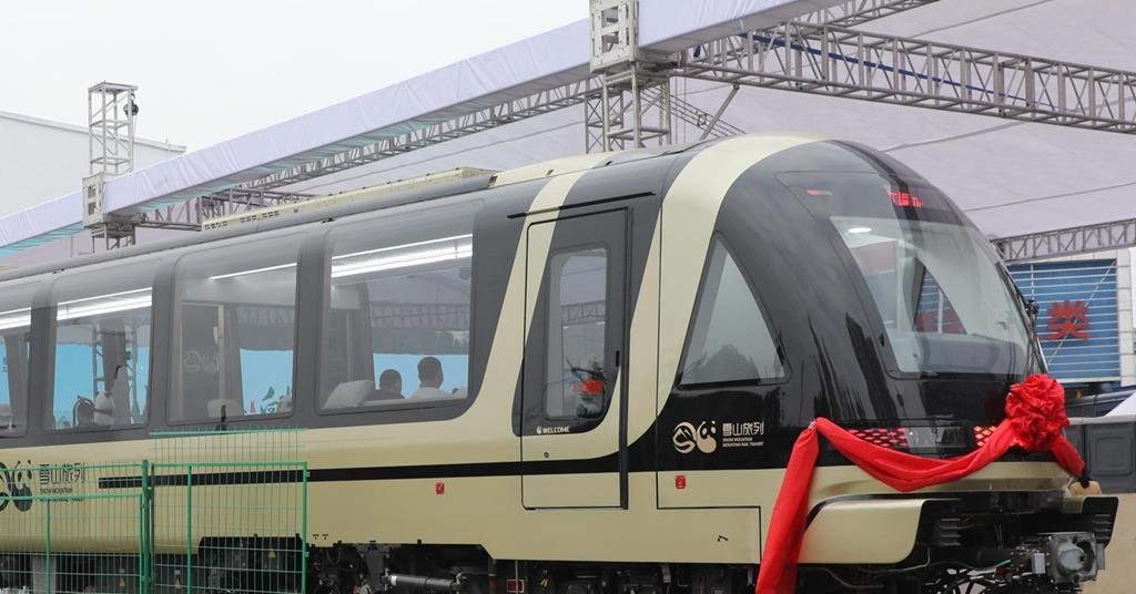 Chinese panoramic rack train rolled out | News | Railway Gazette ...