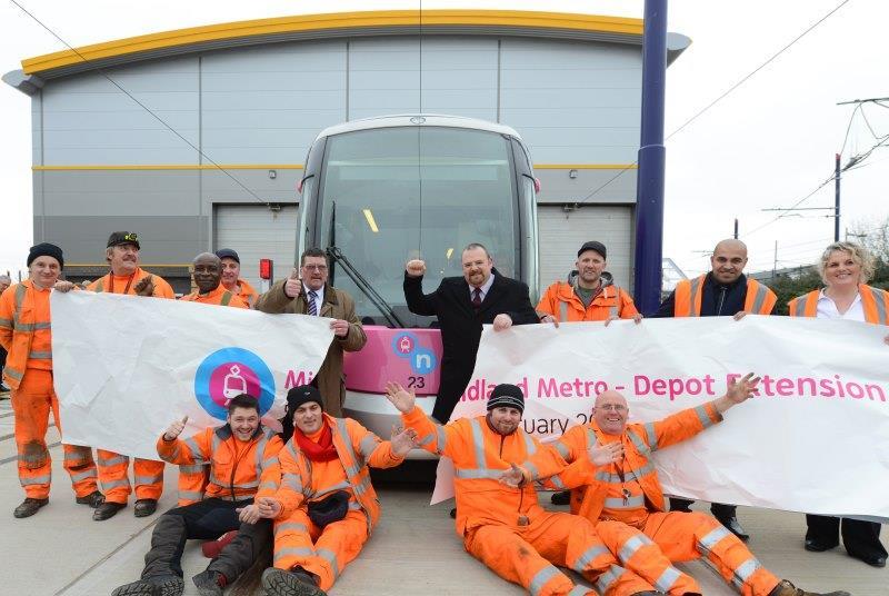 Midland Metro opens refurbished depot | News | Railway Gazette ...