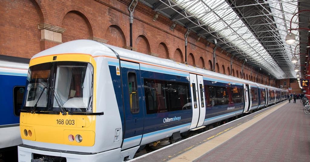 First refurbished Class 168 DMU unveiled by Chiltern Railways | Rail ...