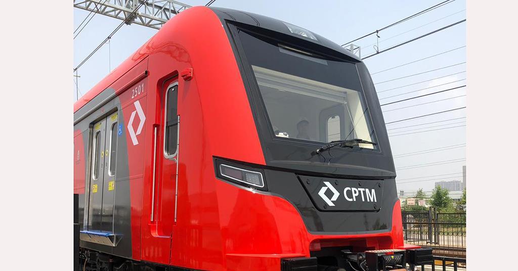 São Paulo airport EMU unveiled | Metro Report International | Railway ...