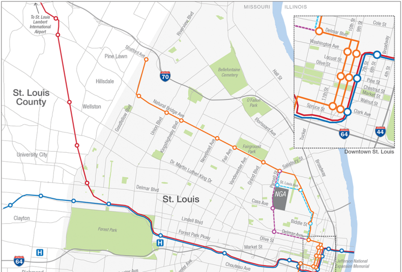 St Louis unveils north-south LRT plan | Metro Report International ...