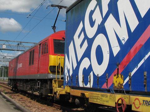 European-profile wagons reach London | News | Railway Gazette International