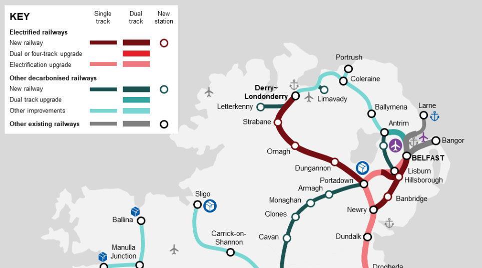 All-Island Strategic Rail Review makes 30 proposals to develop railways ...