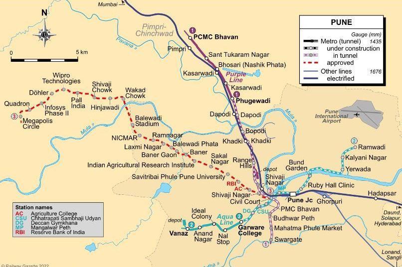 First sections of Pune metro inaugurated | Metro Report International | Railway Gazette ...
