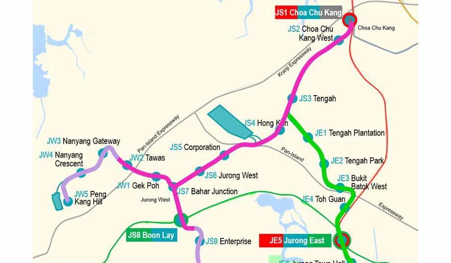 Singapore’s Jurong Region Line alignment finalised | News | Railway ...
