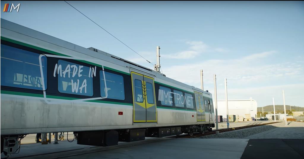 C-Series EMU on test in Perth | News | Railway Gazette International