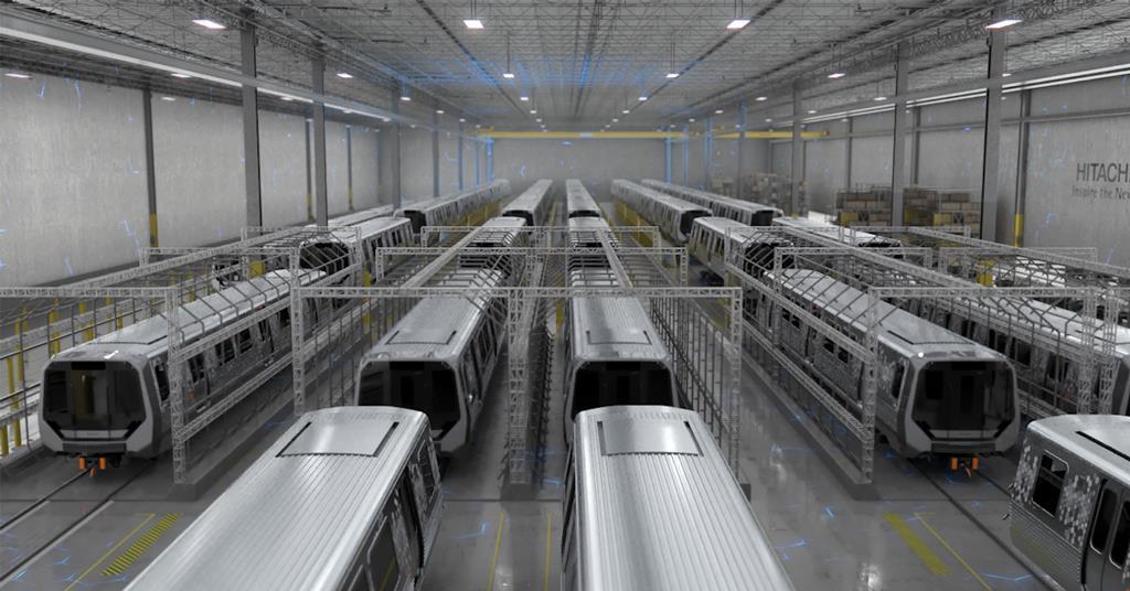 Hitachi Rail’s Maryland rolling stock factory under construction ...