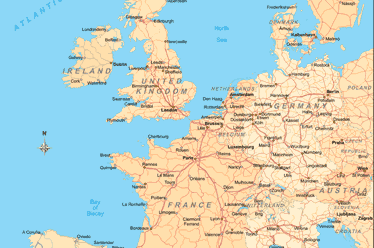 Europe: high-speed network - project map | Country profile | Railway ...