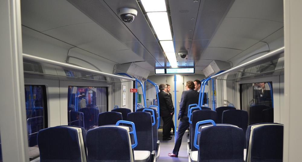 New Thameslink Class 700 train mock-up on show to public | News ...