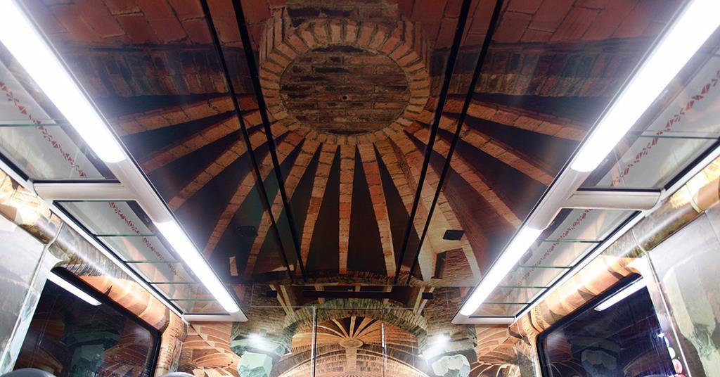 Gaudí interior for FGC train | News | Railway Gazette International