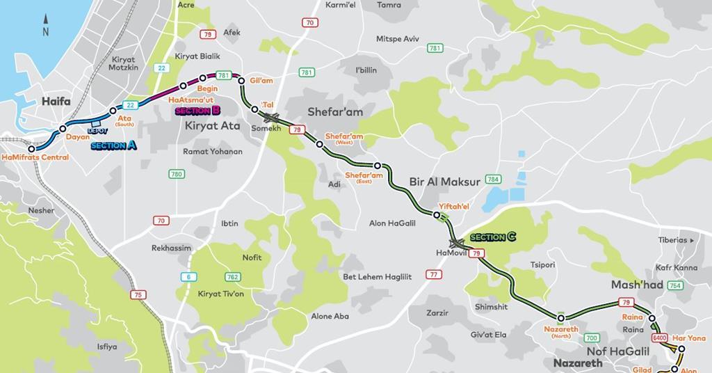 Four shortlisted to take forward Haifa – Nazareth light rail route ...