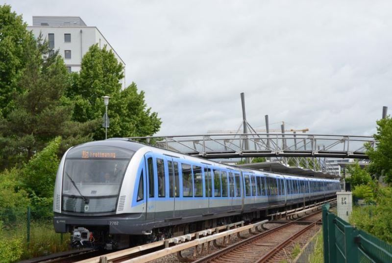 First C2 metro train enters service in München | News | Railway Gazette ...