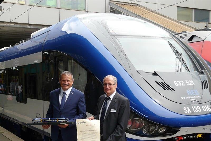 Pesa Link DMU officially handed over to NEB | News | Railway Gazette ...