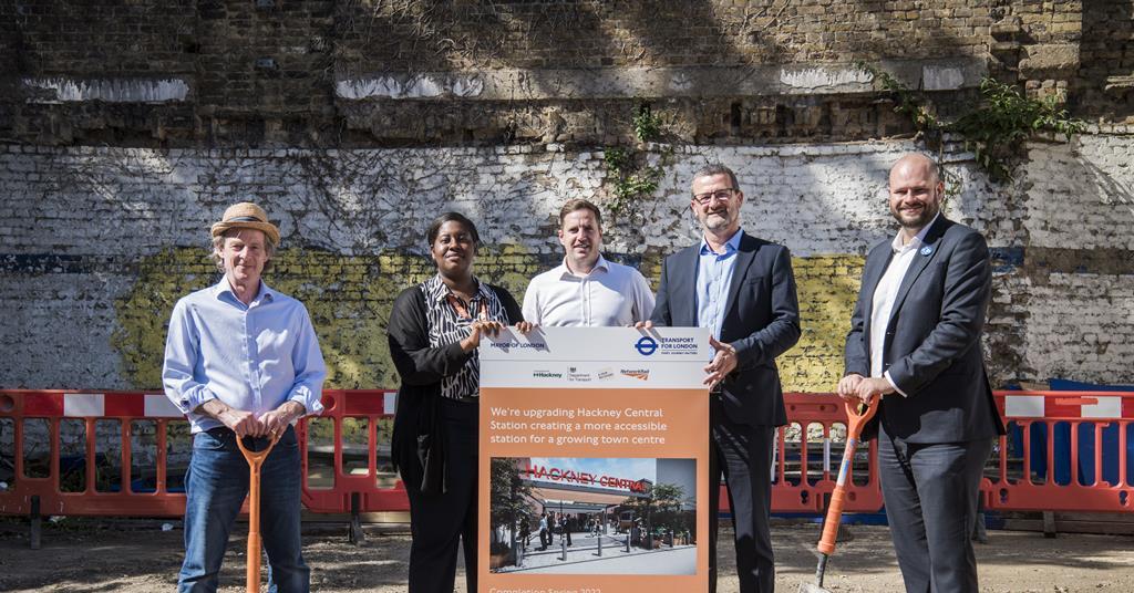 Hackney Central station expansion underway | Rail Business UK | Railway ...