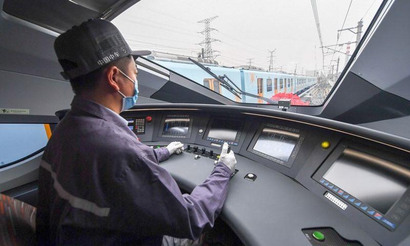 CRRC unveils gauge-changing high speed train | News | Railway Gazette ...