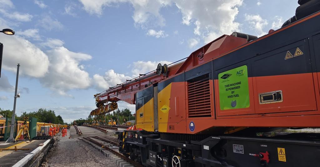 Colas Rail trials HVO fuel for a loco, crane and tampers | Rail ...