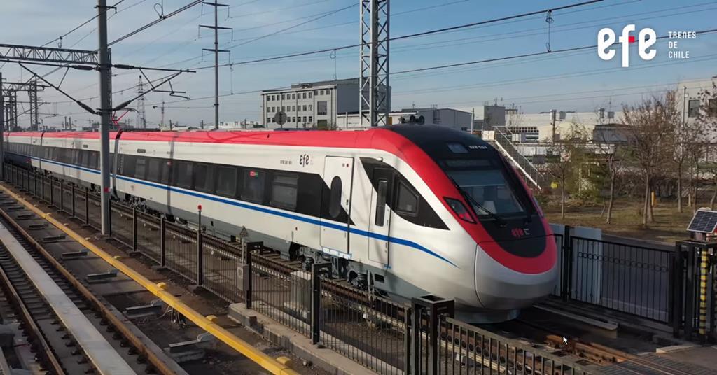 First bi-mode inter-city trainset for Chile on test | News | Railway ...