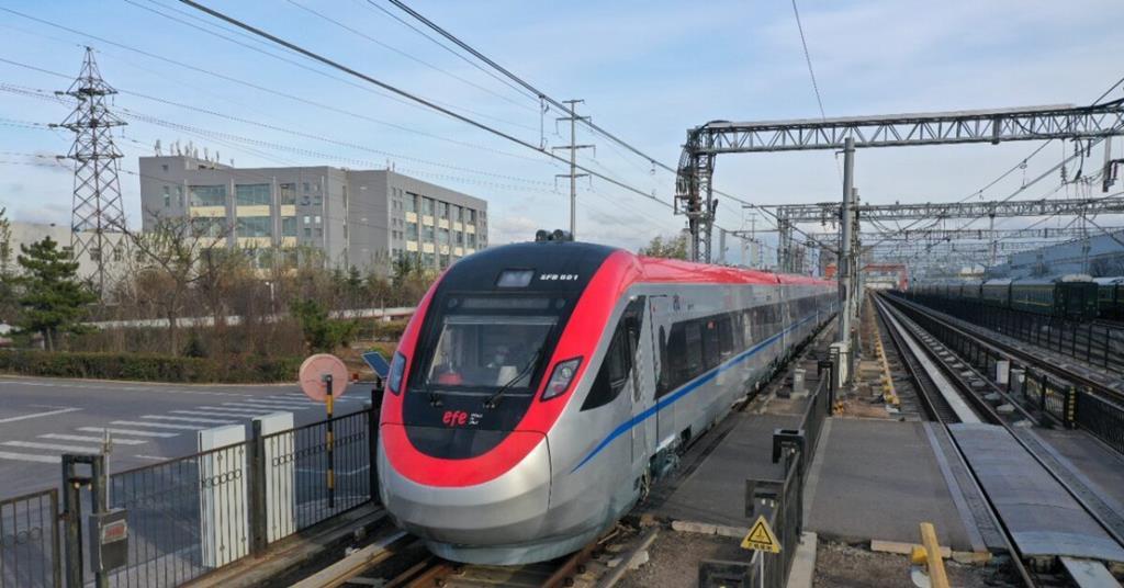 First bi-mode inter-city trainset for Chile on test | News | Railway ...