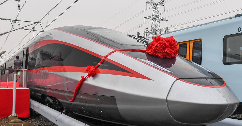 CRRC unveils gauge-changing high speed train | News | Railway Gazette ...