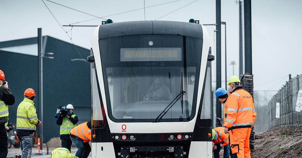 Odense Letbane takes delivery of its first tram | Metro Report ...