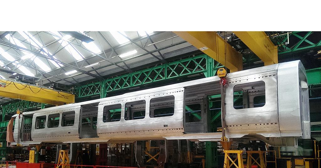 Crossrail EMU bodyshell on test | News | Railway Gazette International
