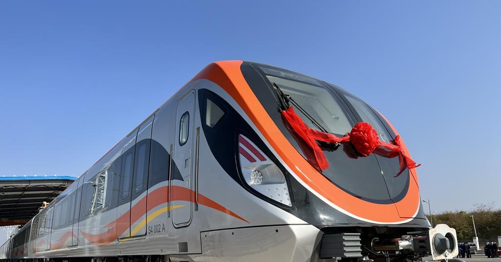 Orange Phoenix EMU unveiled | News | Railway Gazette International