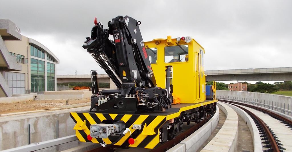 Hiab launches rail crane range | News | Railway Gazette International