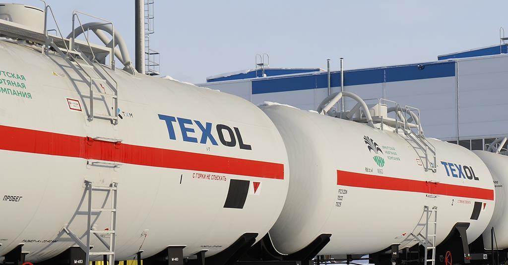 UWC rolls out ‘revolutionary’ articulated tank wagon | News | Railway ...