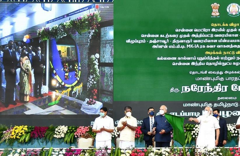 Chennai Blue Line extended north | Metro Report International | Railway ...