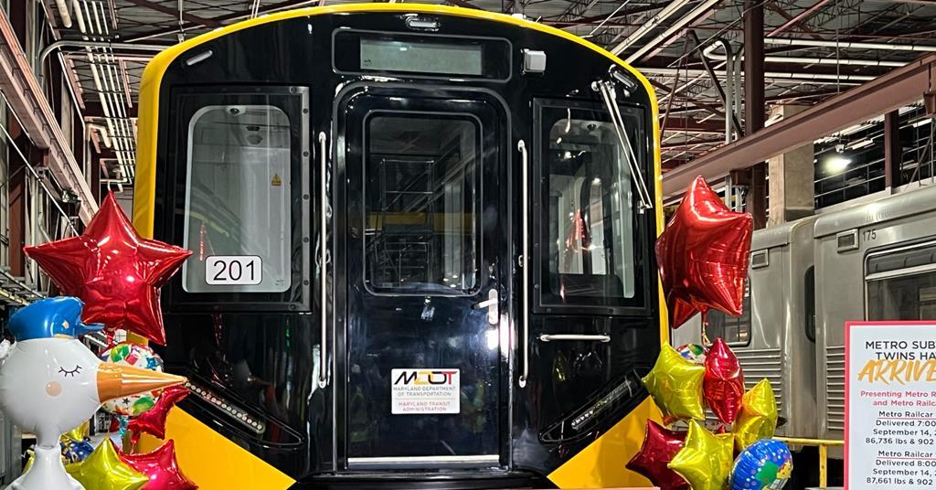 Next-generation Baltimore metro car unveiled | Metro Report ...