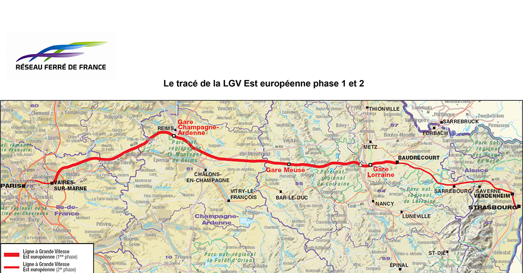 LGV Est Phase 2 opening completes Paris – Strasbourg high speed line ...