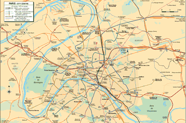 Paris - city map | Country profile | Railway Gazette International