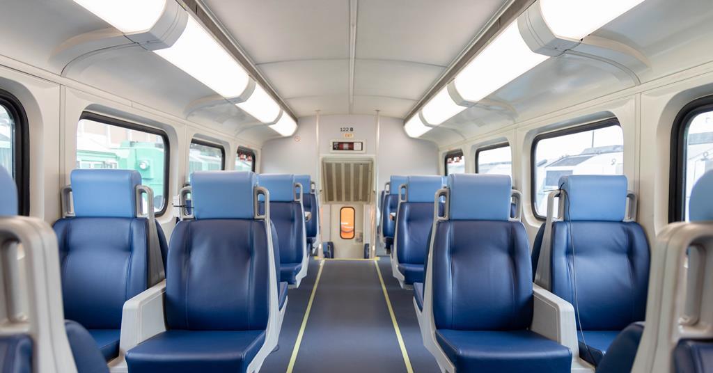 Metrolink unveils refurbished coach | News | Railway Gazette International