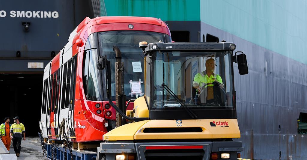 First Parramatta light rail vehicle delivered | Metro Report ...