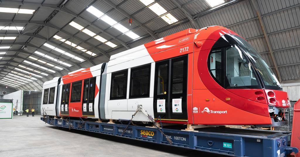 First Parramatta light rail vehicle delivered | Metro Report ...