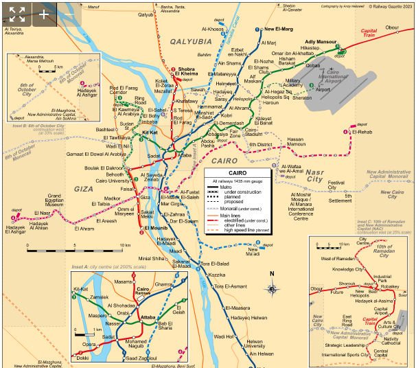 Egypt: Safely expanding Cairo’s rail network | In depth | Railway ...
