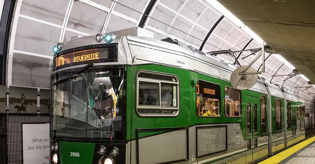 First CAF LRV in service on Boston Green Line | Metro Report ...