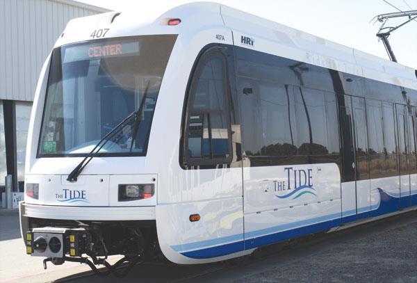 First LRVs arrive in Norfolk | News | Railway Gazette International