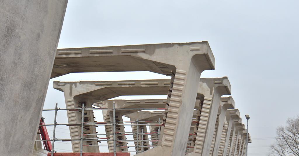 First HS2 Delta Junction viaduct section unveiled | Rail Business UK ...