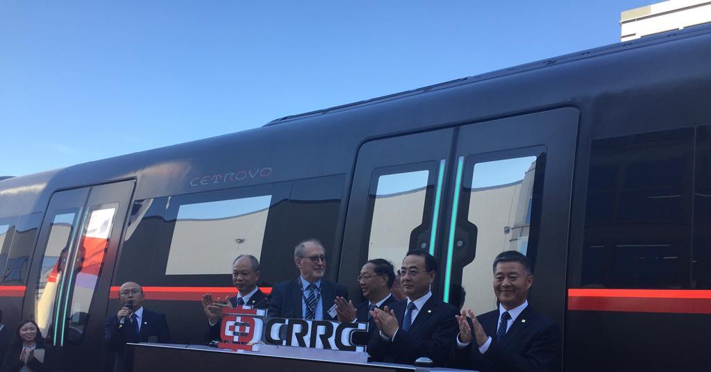 CRRC unveils Cetrovo carbon-bodied metro vehicle | Metro Report ...