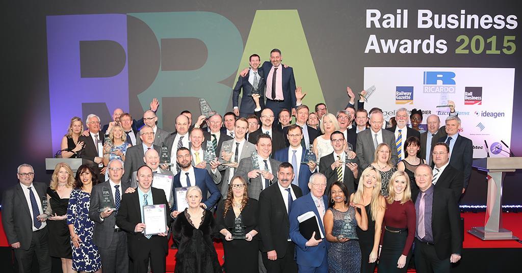Industry success celebrated at Rail Business Awards 2015 | News ...