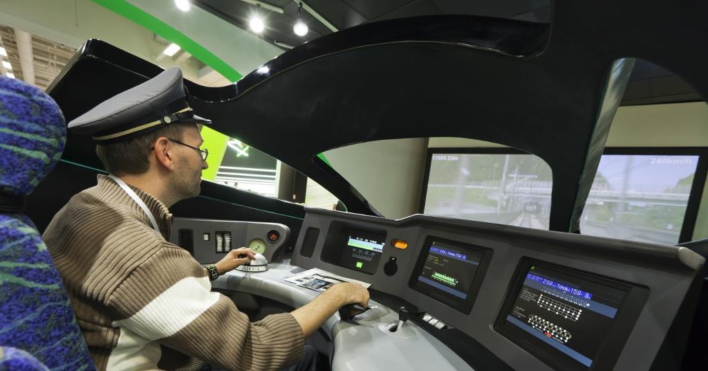 Shinkansen simulator on show | News | Railway Gazette International