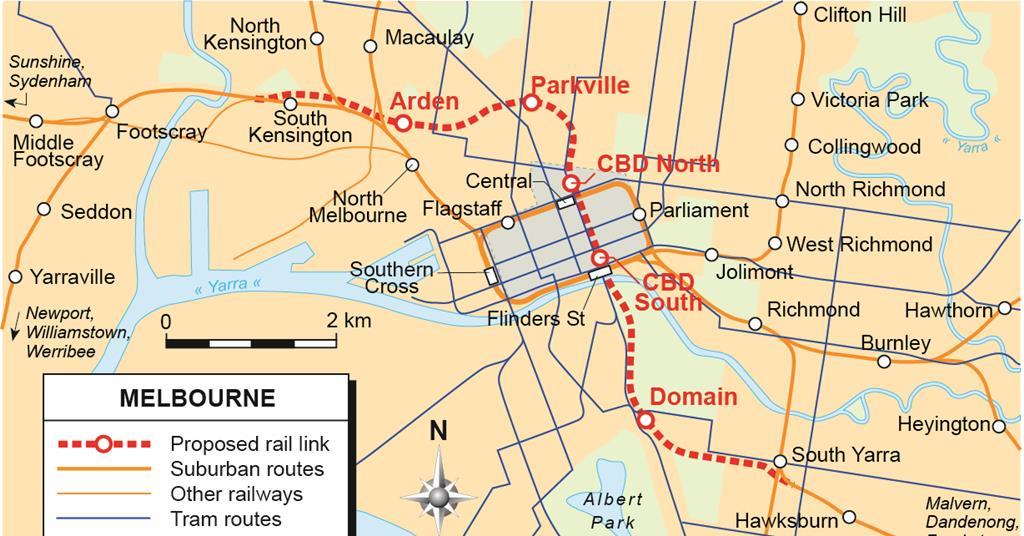 Melbourne Metro Rail preliminary works shortlist | News | Railway ...