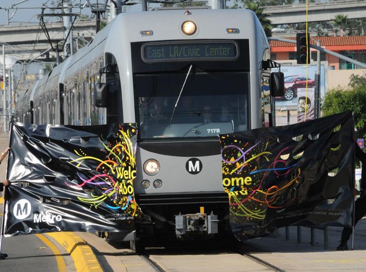 Crowds flock to ride extended Gold Line | News | Railway Gazette ...