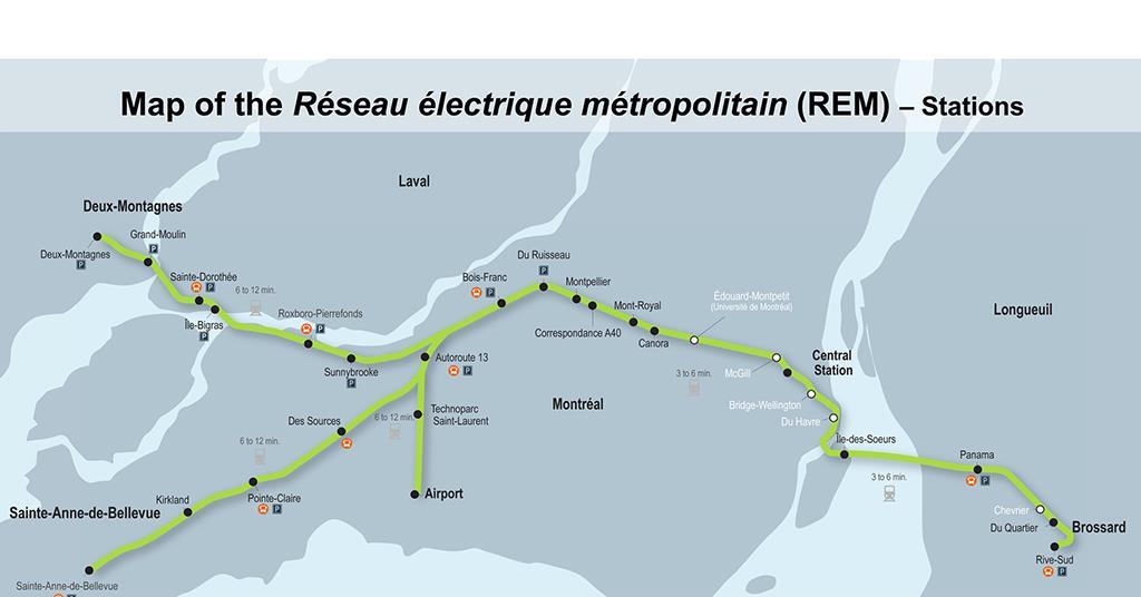 Québec agrees REM investment | Metro Report International | Railway ...