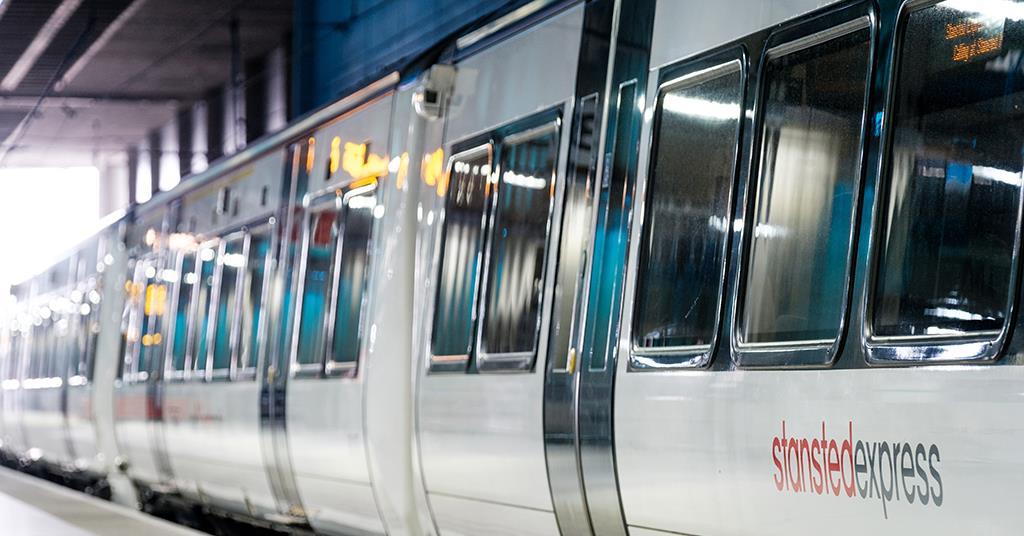 Travel information and adverts at Stansted Airport | Rail Business UK ...